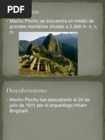 Preguntas Sobre Machu Picchu | PDF