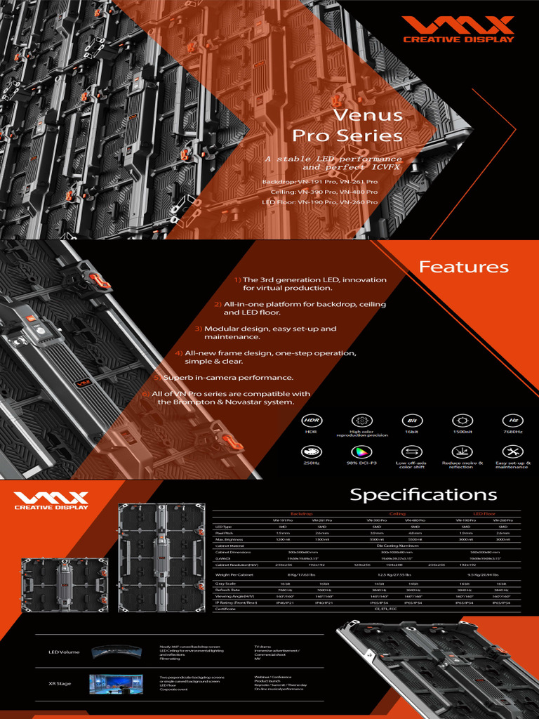 Venus Pro Brochure | PDF