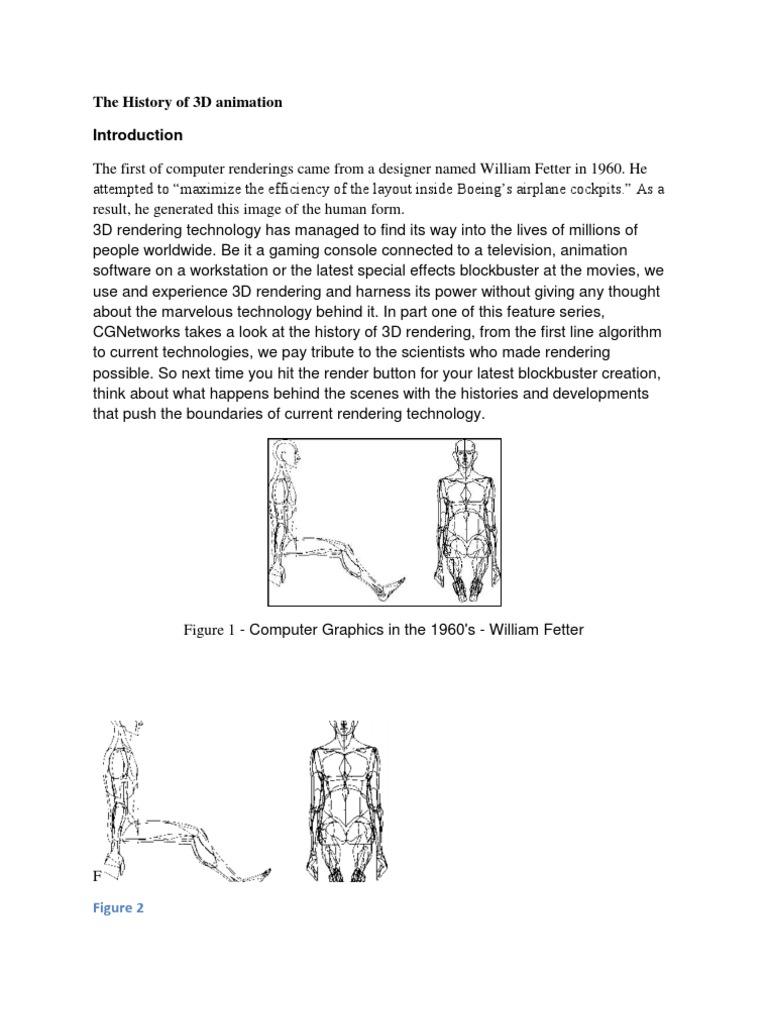 The History of 3D Animation | PDF | Computer Animation | 3 D Computer ...
