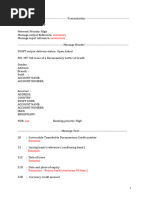 MT700 Swift Message Format Guide | PDF | Letter Of Credit | Payments