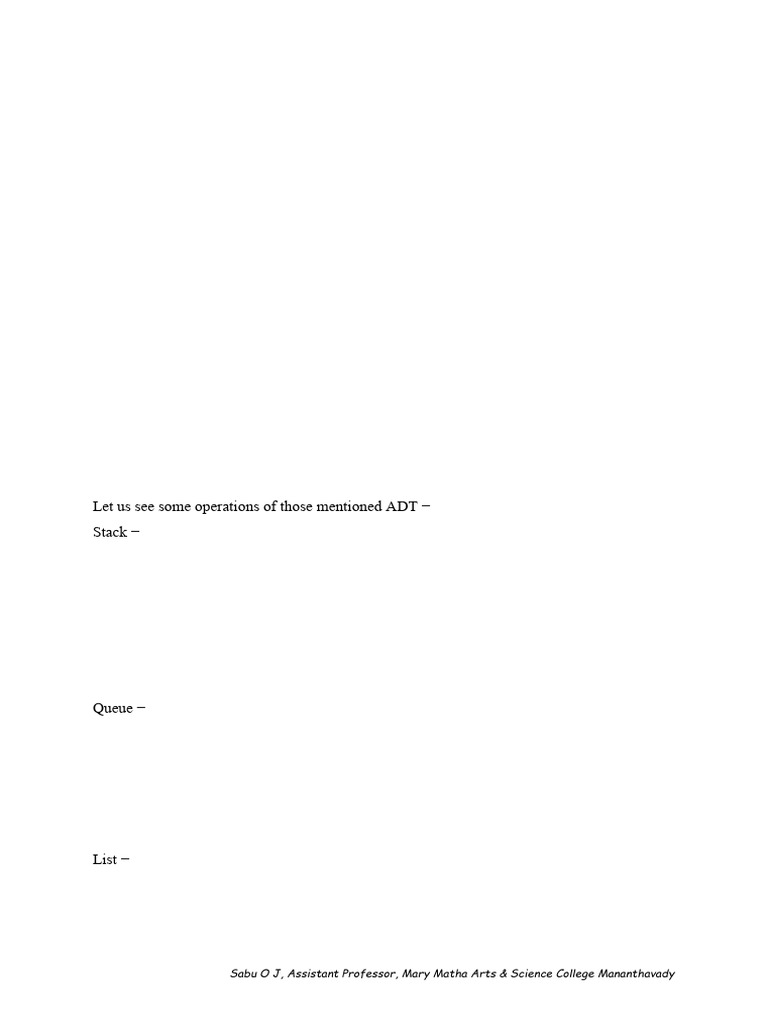 Module 1.3 - ADT | PDF | Data Type | Computer Programming