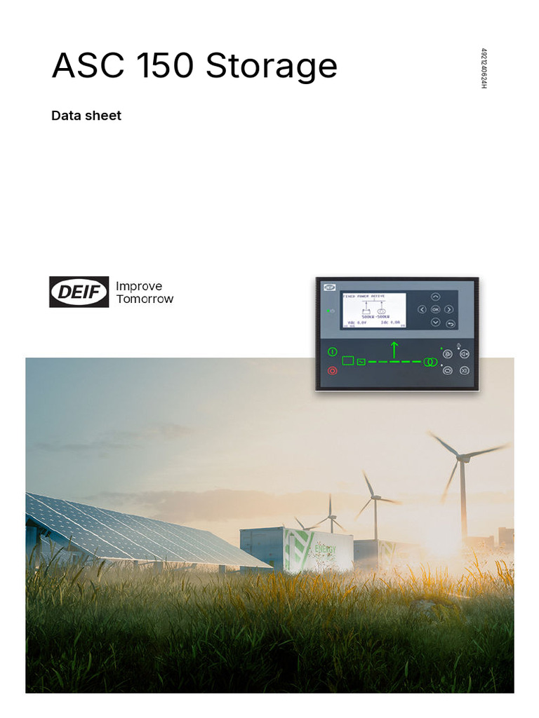 Asc 150 Storage Data Sheet 4921240624 Uk | PDF | Mains Electricity ...