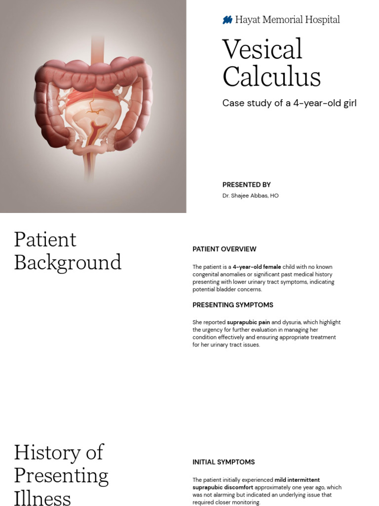 Presentation - Vesical Calculus | PDF | Clinical Medicine | Medical ...