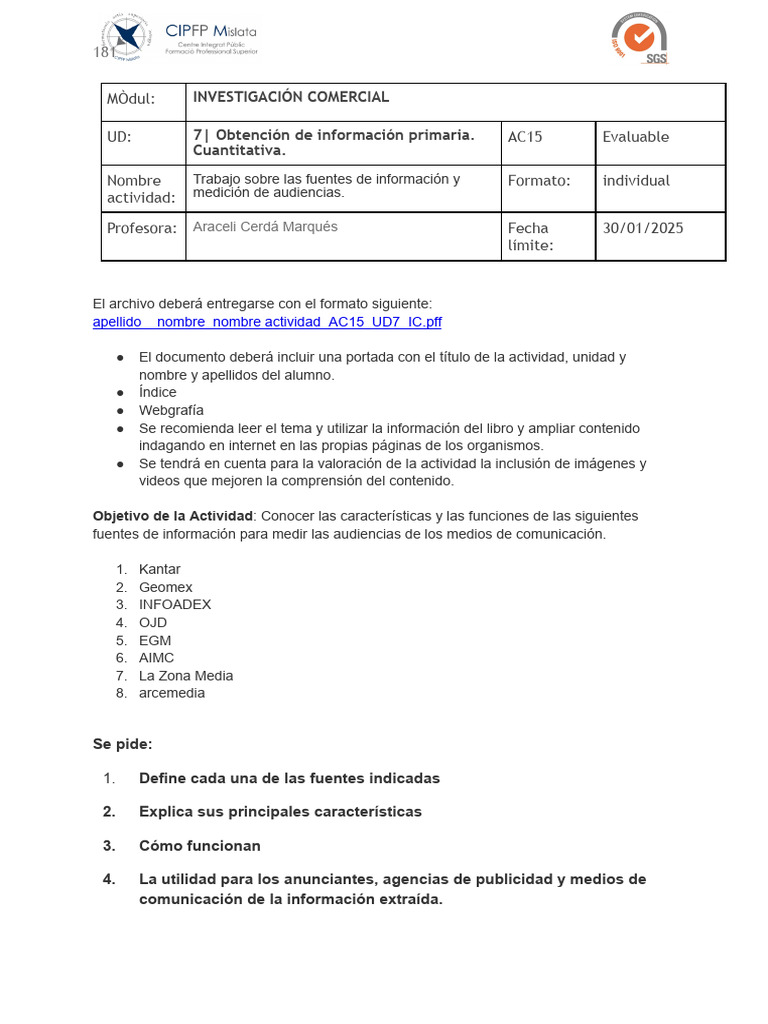 Ac15 - Fuentes Audiencia - Ic Presen- Ud7.Docx (1) | PDF