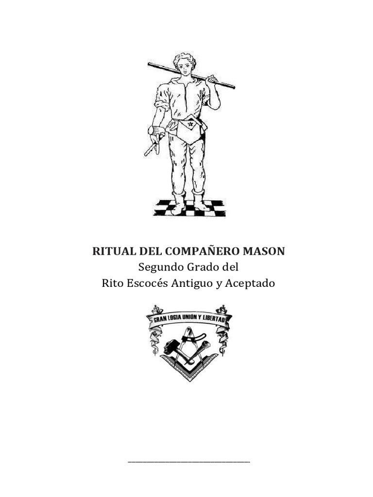 Ritual y Manual Segundo Grado - GLUyL | PDF | Masonería | templo