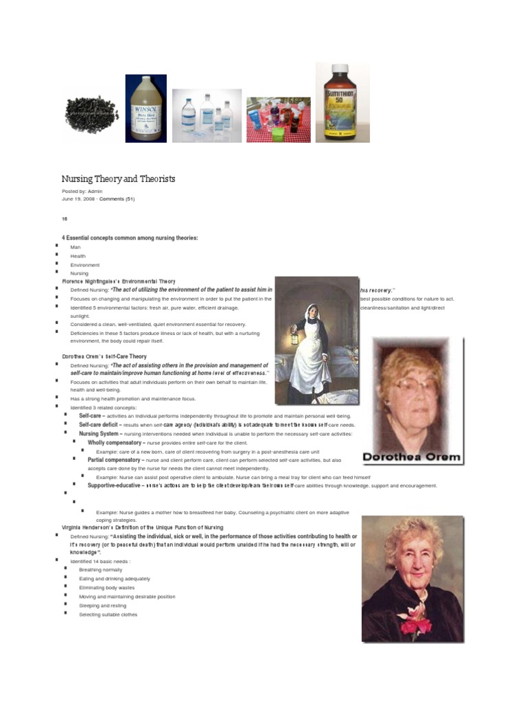 Theories | PDF | Nursing | System