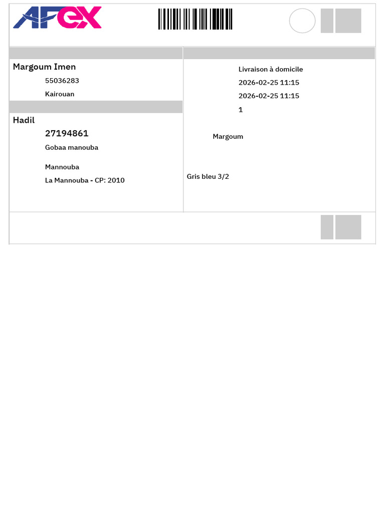 Margoum Imen: 55036283 Kairouan Livraison À Domicile 2026-02-25 11:15 ...