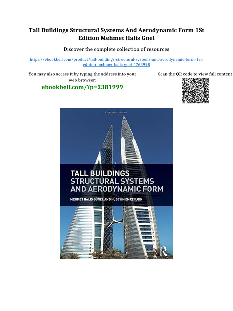 Tall Buildings Structural Systems and Aerodynamic Form 1st Edition ...