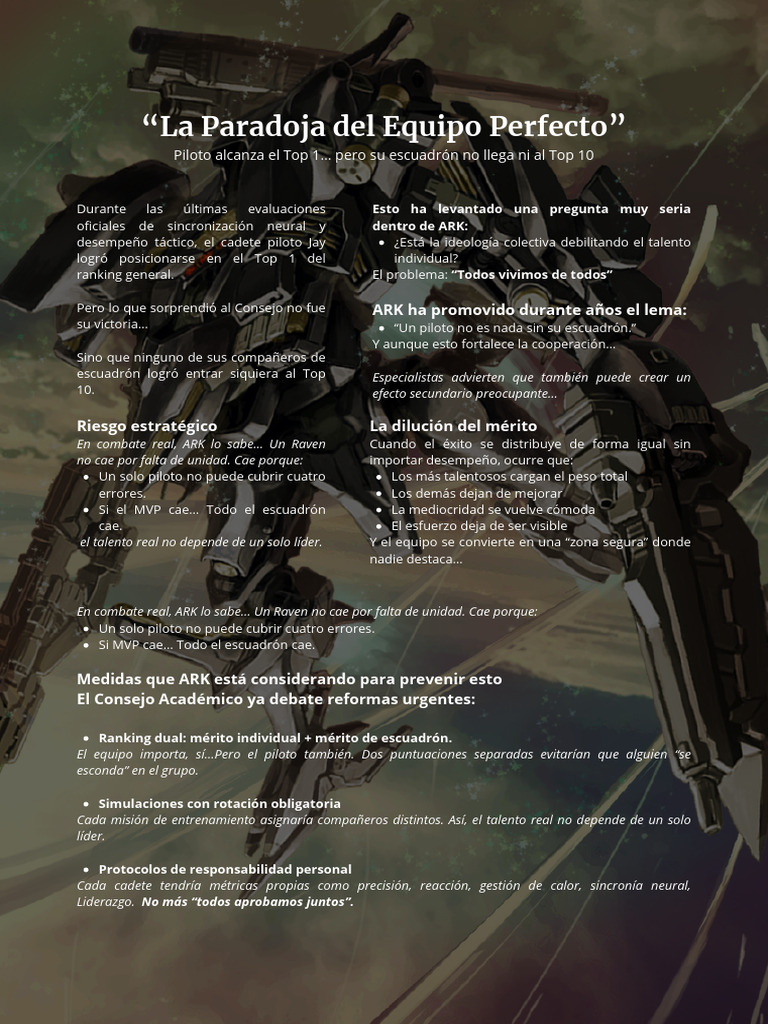 La Paradoja Del Equipo Perfecto | PDF