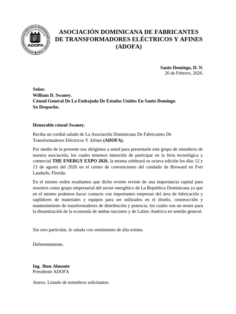 Carta Consular Adofa | PDF