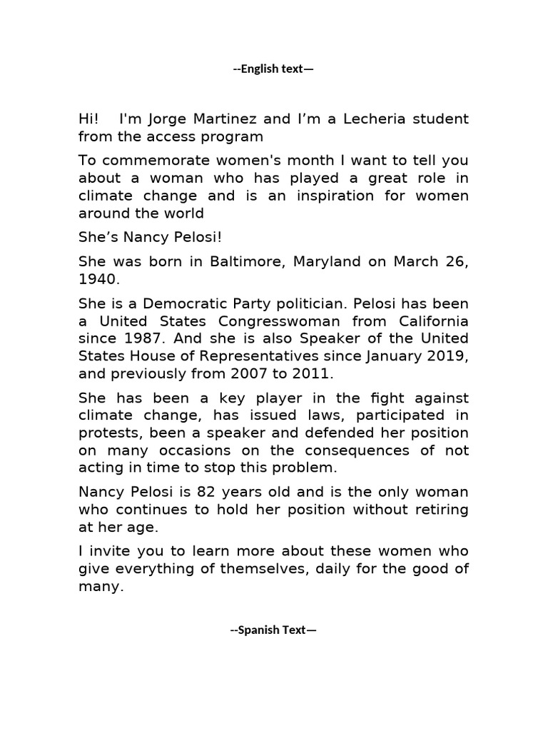 Script to Women's Month IG Reel | PDF