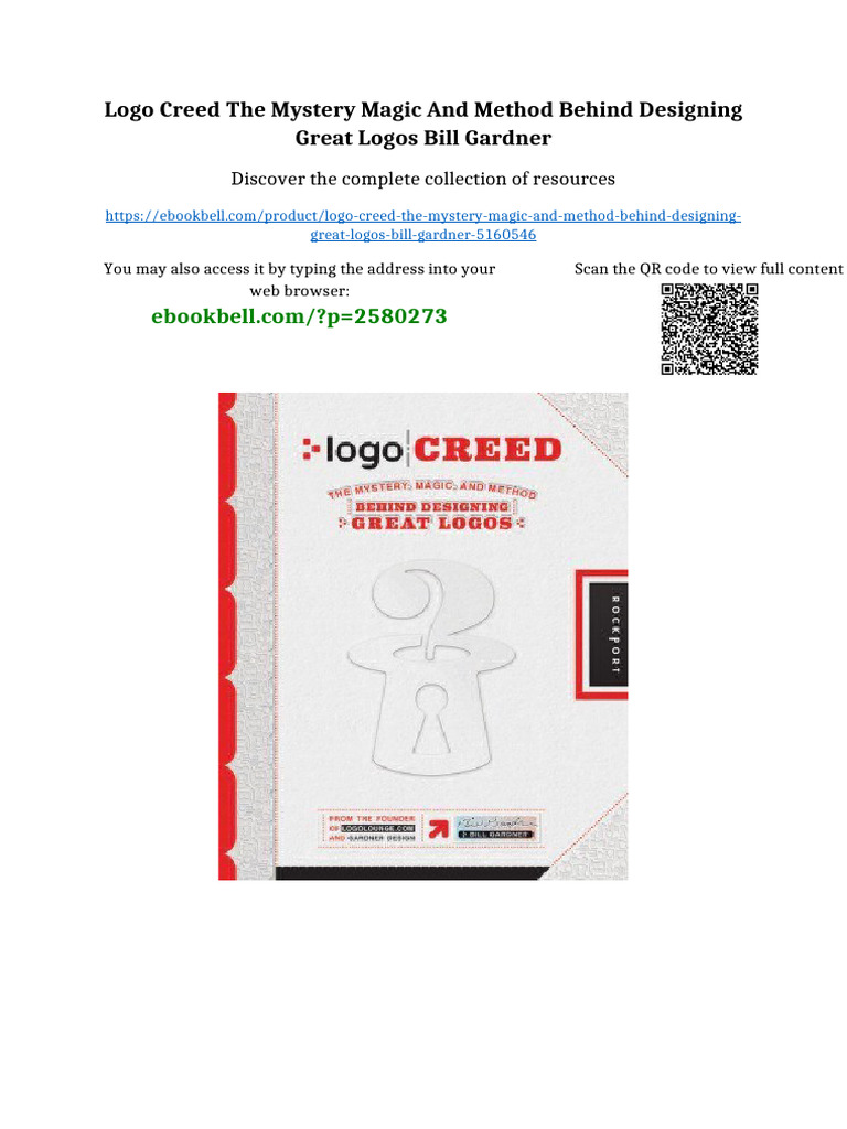 Logo Creed The Mystery Magic and Method Behind Designing Great Logos ...