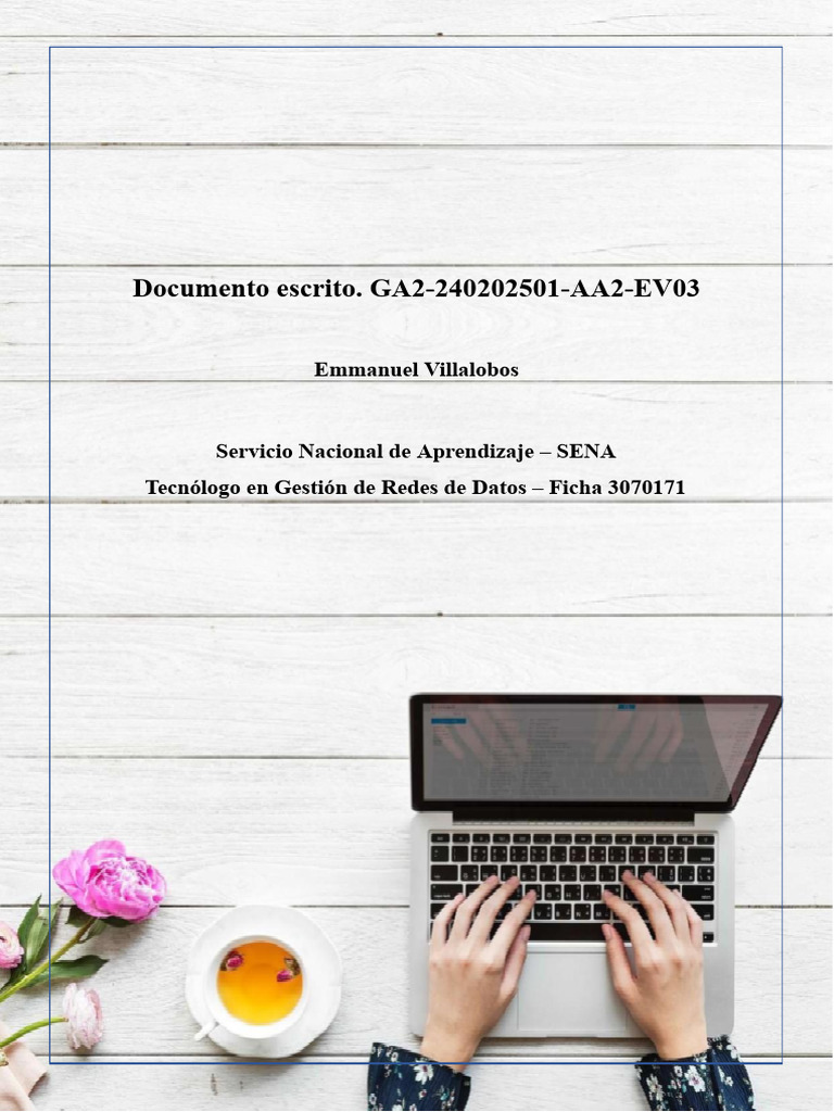 Documento Escrito. GA2 240202501 AA2 EV03 | PDF