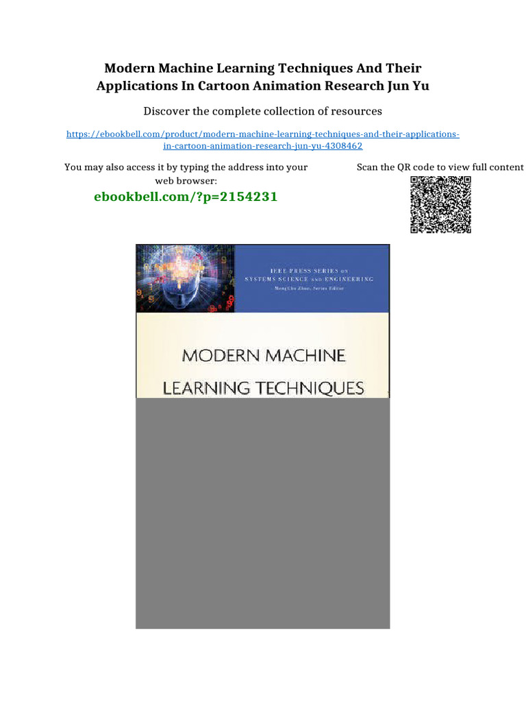 Modern Machine Learning Techniques and Their Applications in Cartoon ...