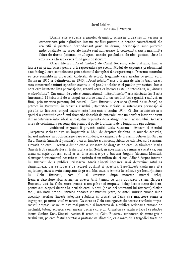 Jocul Ielelor | PDF