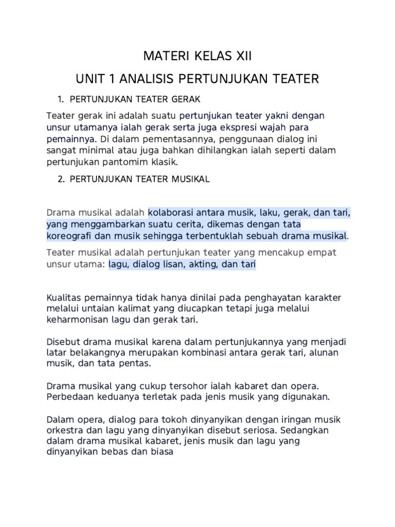 Materi Kelas Xii Unit 1 | PDF