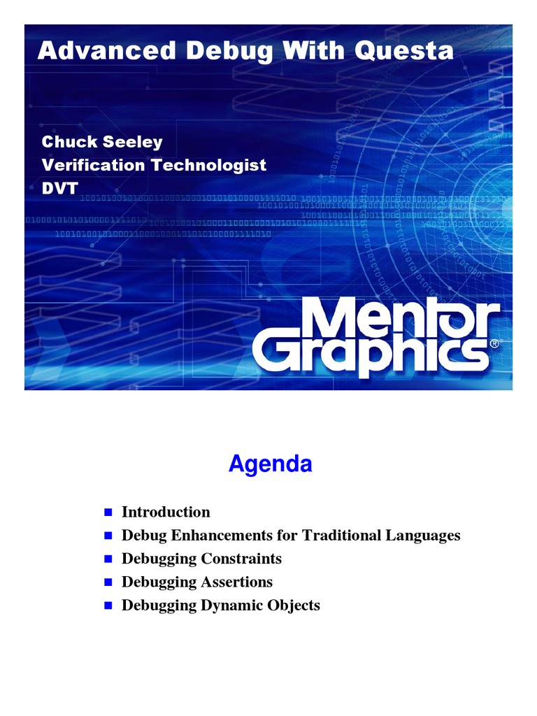 Advanced Debug With Questa | Download Free PDF | Class (Computer Programming) | Formal Verification