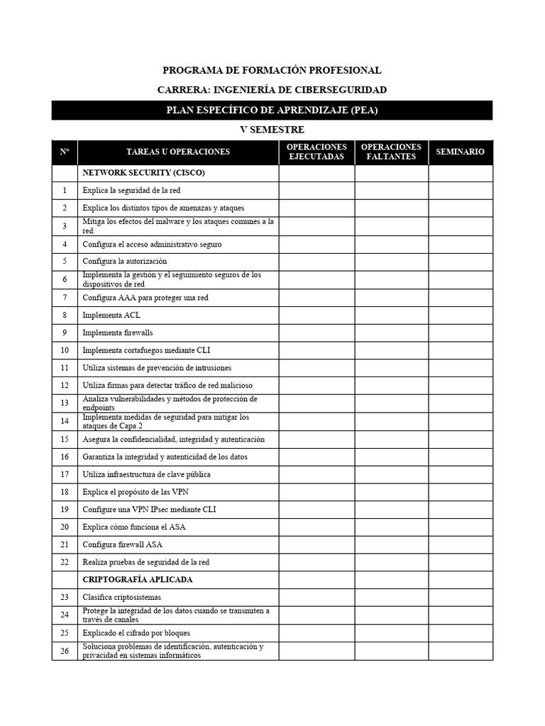 PEA-PCBD-202310 - 5TO | PDF | Seguridad | La seguridad informática