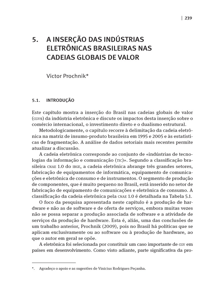 Prochnik (2010) | PDF | Comércio internacional | Economia
