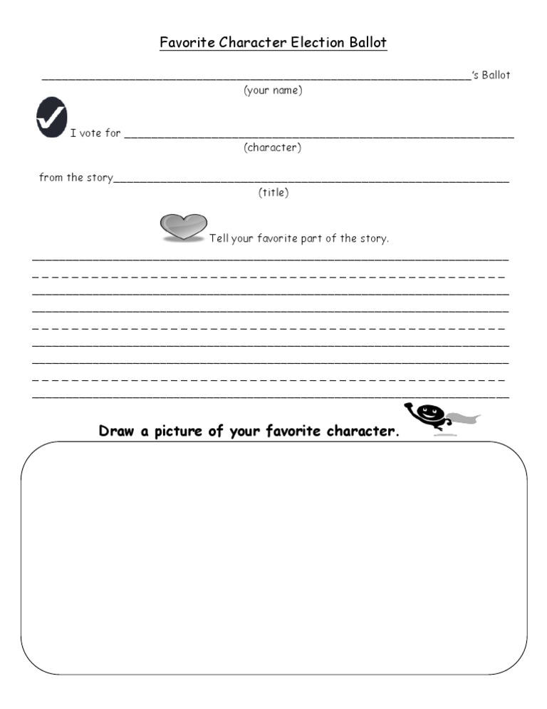 Favorite Character Ballot | PDF