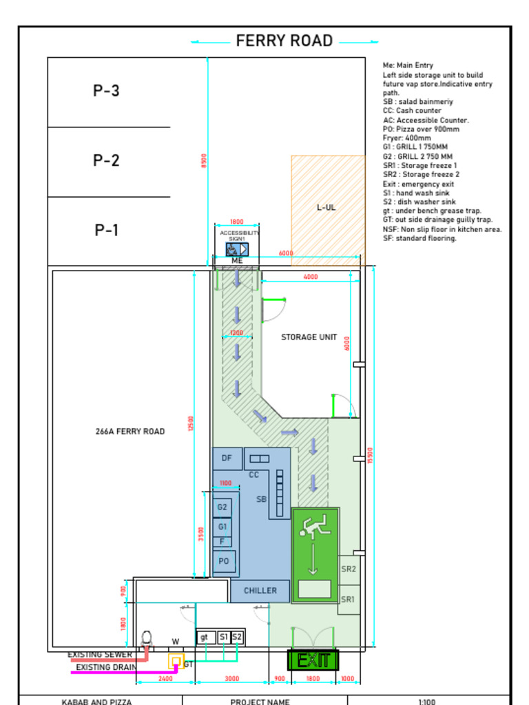 266B Ferry Road Layout | PDF