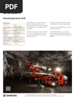 Sandvik DL432i Longhole Drill Overview | PDF | Drill | Drilling