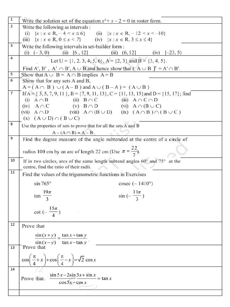 SEE Class XI Revision Material | PDF | Coordinate System | Line (Geometry)