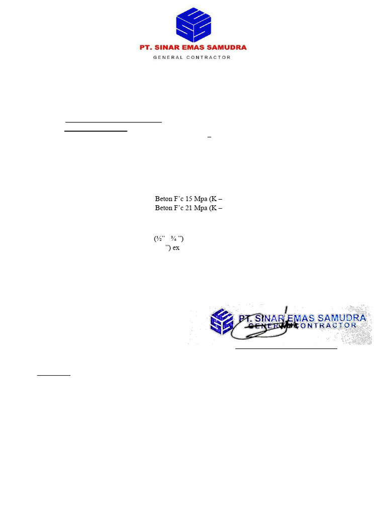 Permohonan Propertis Beton Puskesmas Muncan | PDF