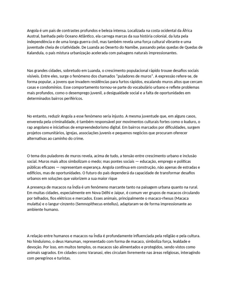 India | PDF | Angola