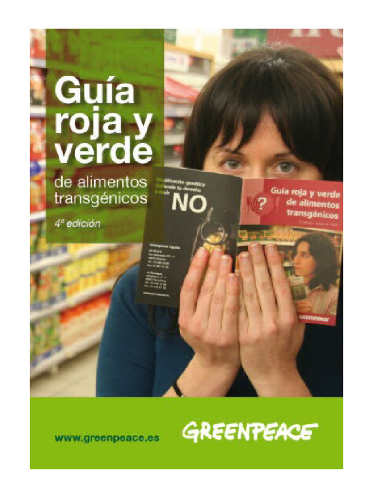Guía Roja y Verde de Alimentos Transgénicos | PDF | Organismo ...