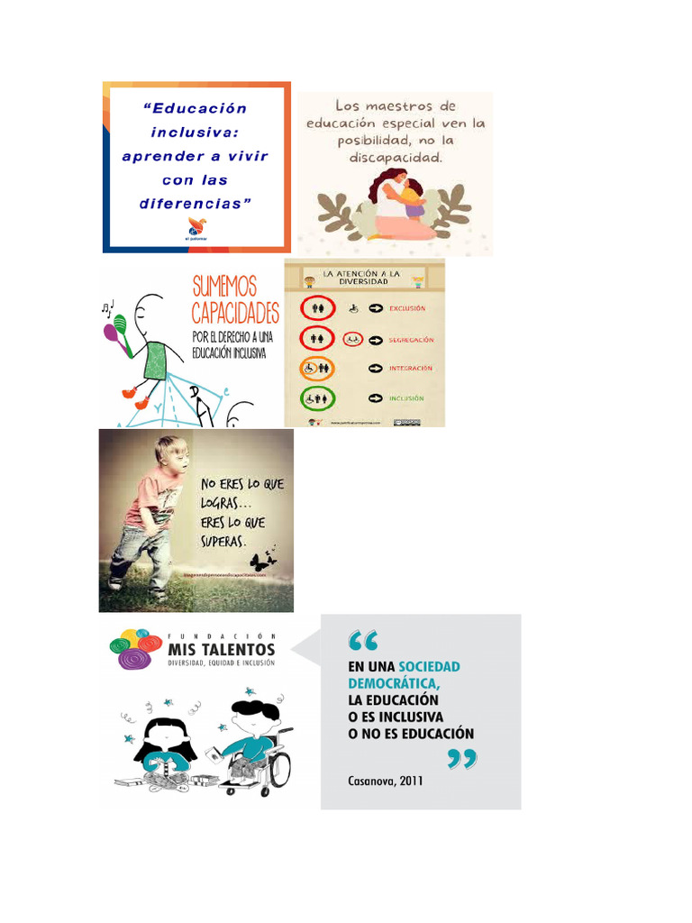Frases de Inclusion | PDF