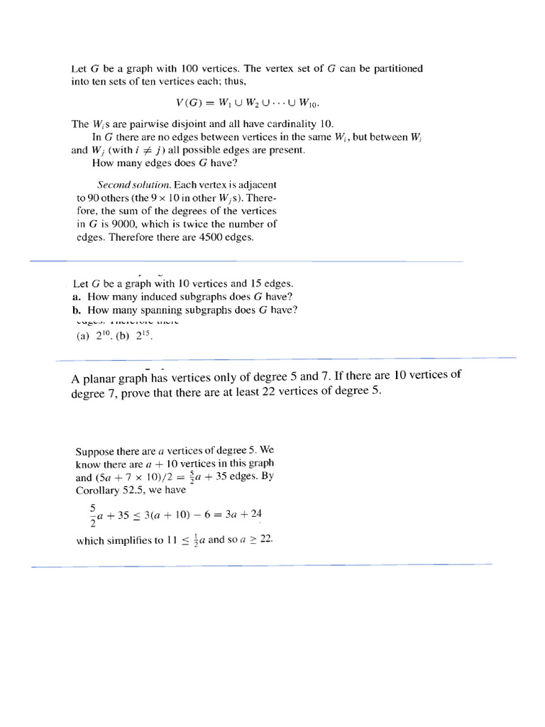 Practice Sheet Graph Part1 Ans | PDF