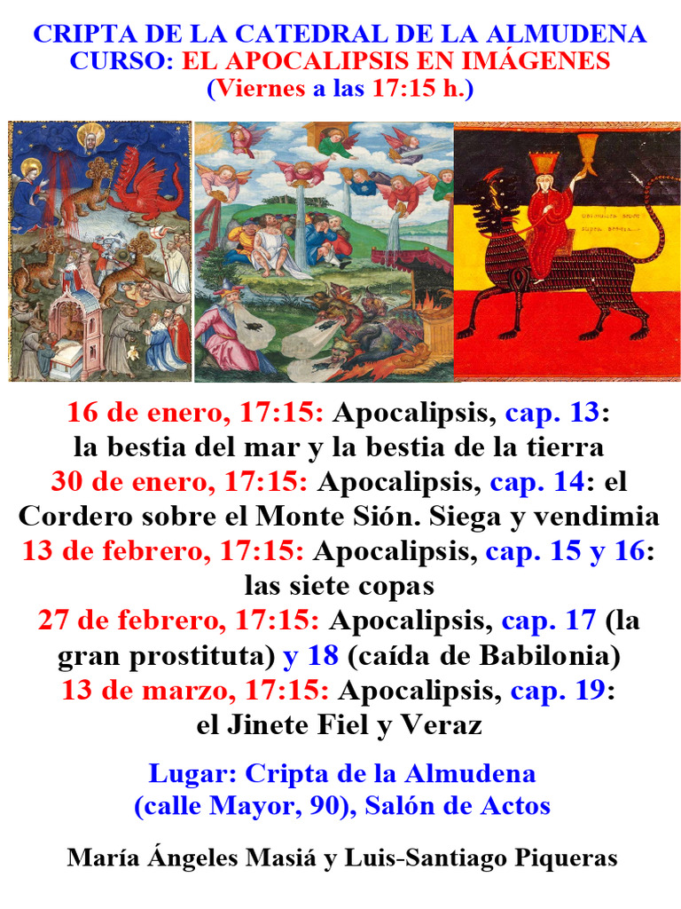 Cripta-Curso Apocalipsis Ene-Mar 2026 | PDF
