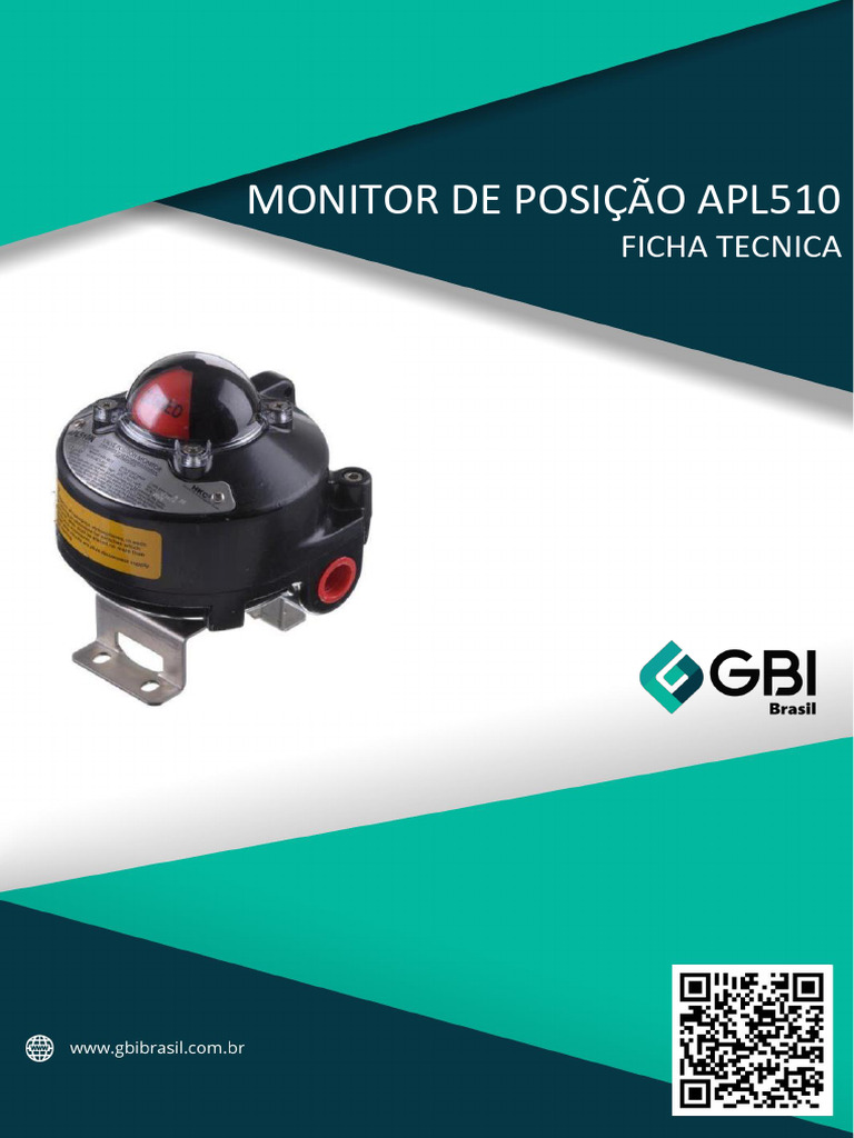 GAPL510-MONITOR-DE-POSICAO-510-FICHA-TECNICA-RV00 | PDF