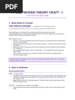 Deepwoken Build Creator Overview | PDF
