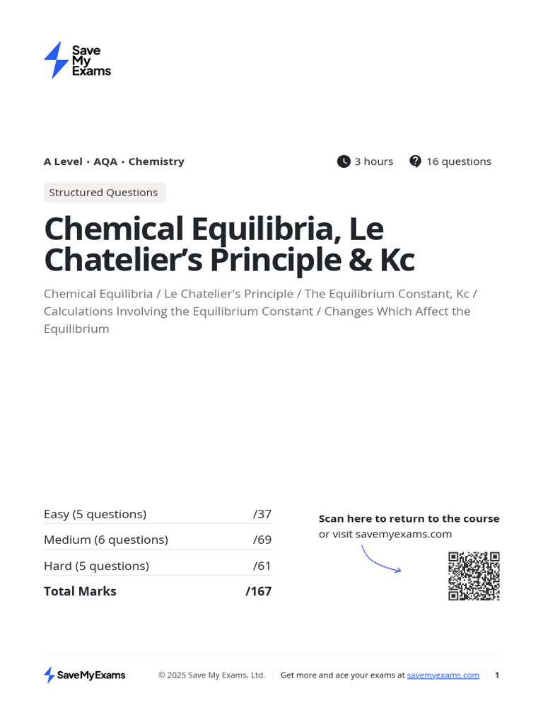 1 8 Chemical Equilibria Le Chateliers Principle and KC GqYYnP2C6NNhqNJ2 ...