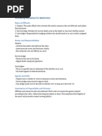 Badminton Officials: Roles and Responsibilities | PDF | Referee