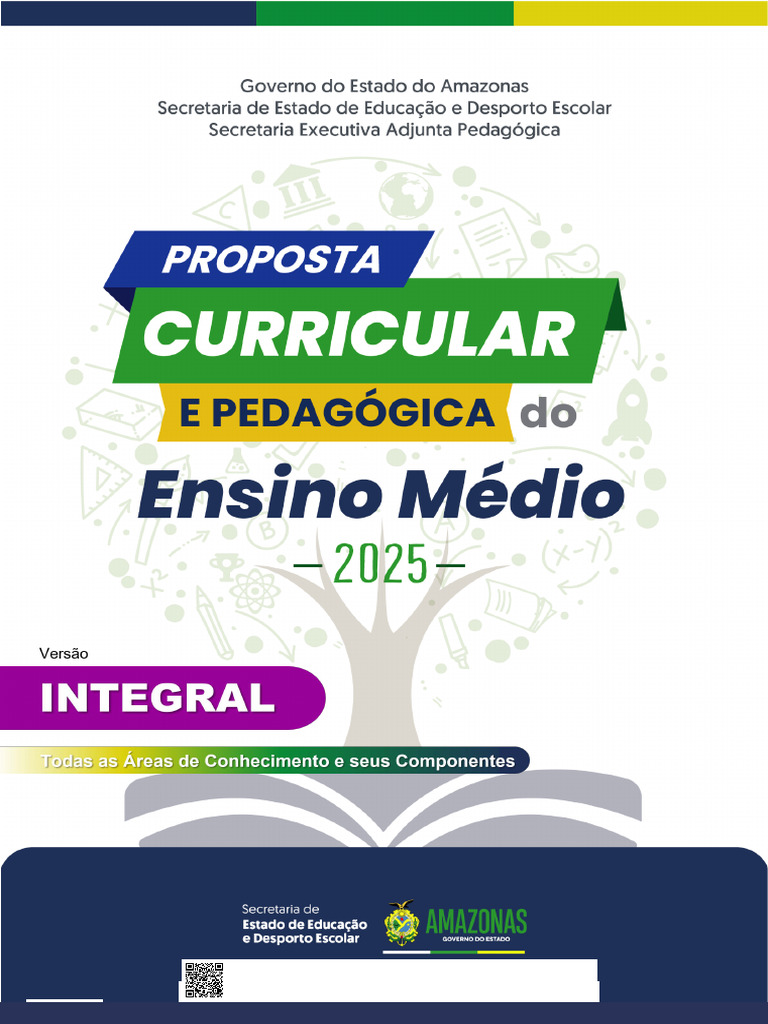 Versão Integral - NOVA PCP Do Ensino Médio Do AM 2025 | PDF | Pedagogia