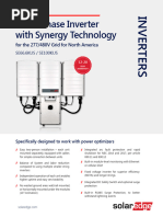 SolarEdge SE25K/SE30K/SE33.3K Inverter Specs | PDF | Power Inverter ...