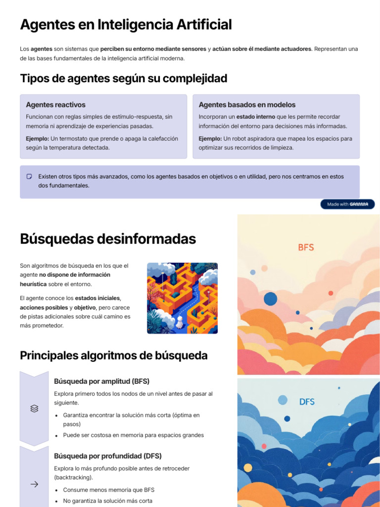 Agentes en Inteligencia Artificial | PDF