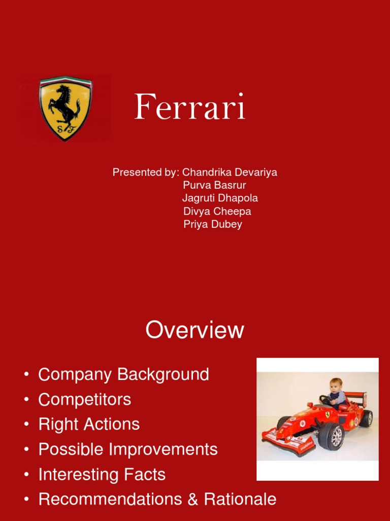 Ferrari Company Overview and Insights | PDF