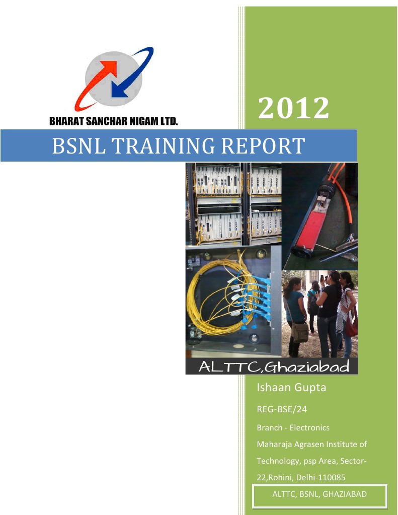 BSNL Training Report | PDF | Rectifier | Power Inverter