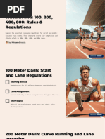 800m Race Rules and Safety Guidelines | PDF