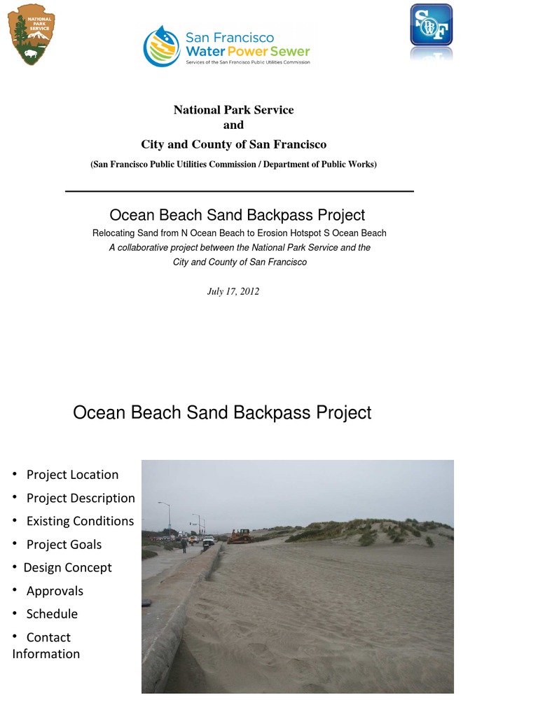 Ocean Beach Sand Back Passing Program 120717 JLO | PDF | Beach | Sand