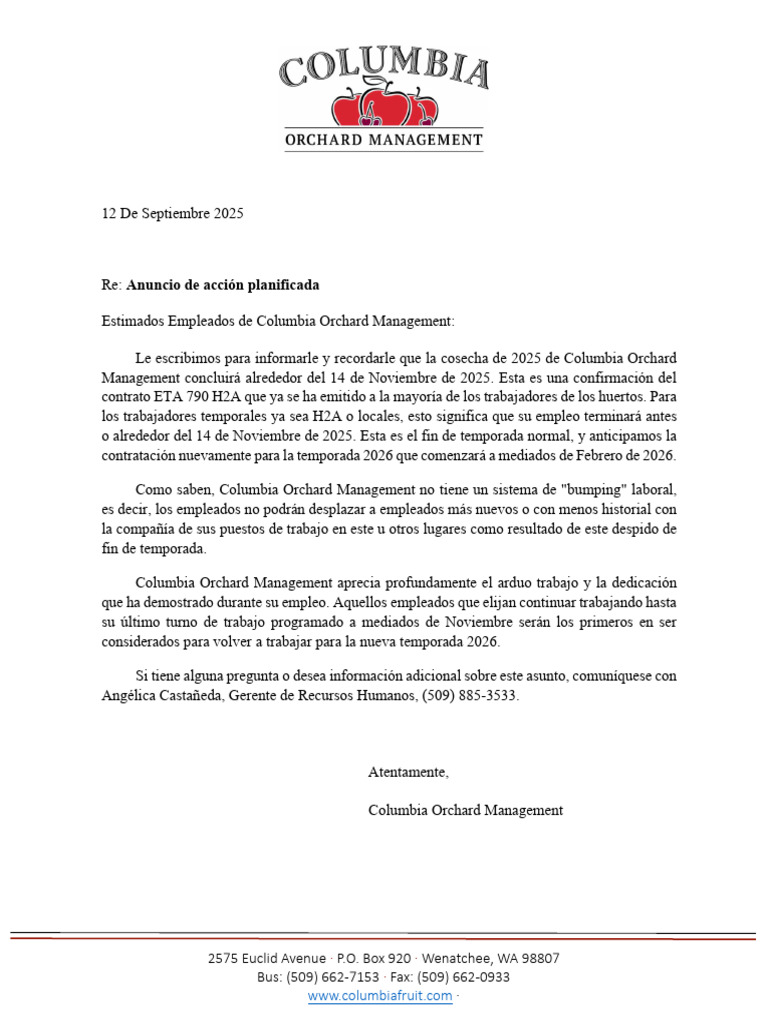 2025 COM Warn Letter | PDF