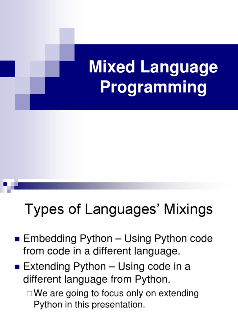 Mixed Language Programming Pdf Pointer Computer Programming Method Computer Programming 