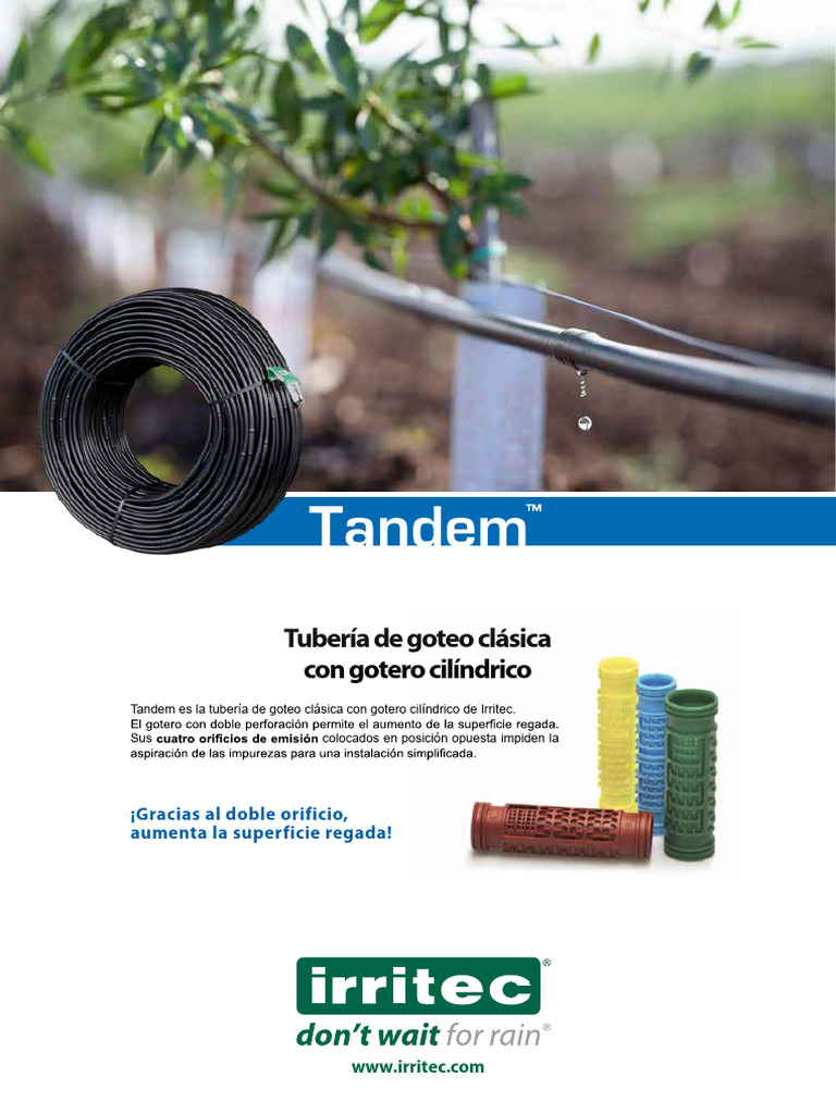 Irritec Tandem | PDF