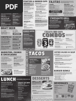 QDOBA Menu with Prices and Nutrition | PDF | Burrito | Taco