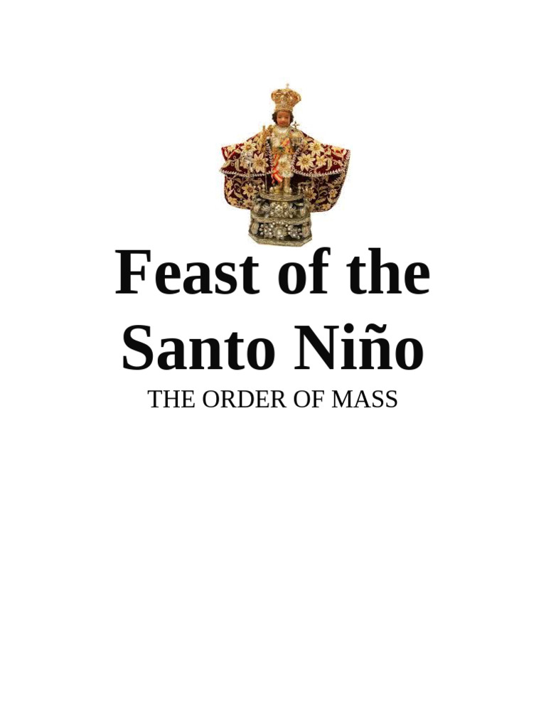 Order of Mass | PDF | Lord's Prayer | Eucharist