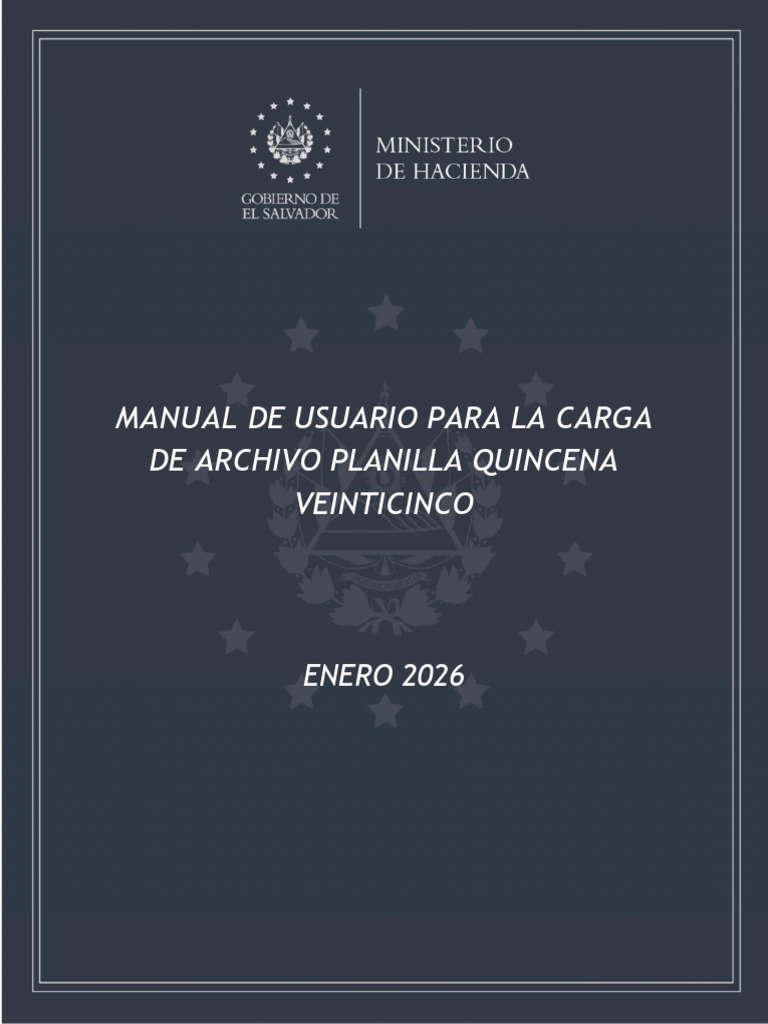 Manual PDF.planilla 25.2026 | PDF